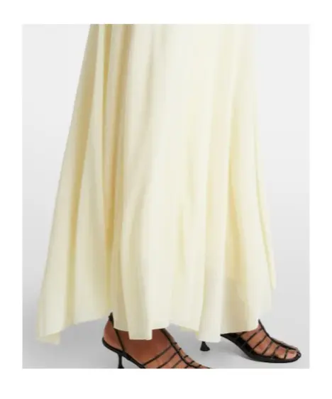 Proenza Schouler Tamara Draped Crêpe Jersey Maxi Dress