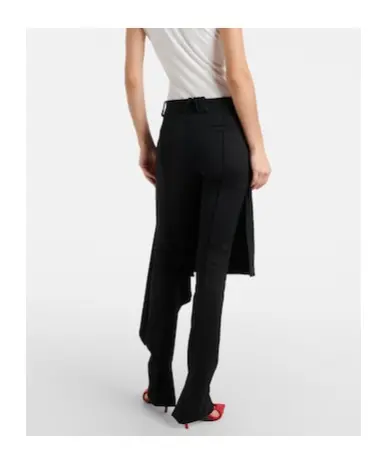 Attico Draped Slim Pants