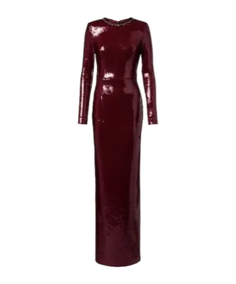 Rebecca Vallance Nero Sequined Gown