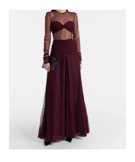 Rebecca Vallance Barbera Point D'esprit Tulle Gown