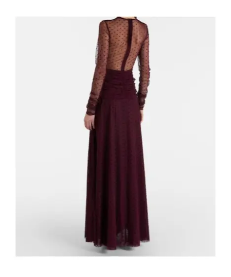 Rebecca Vallance Barbera Point D'esprit Tulle Gown