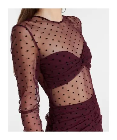 Rebecca Vallance Barbera Point D'esprit Tulle Gown