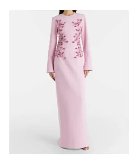 Rebecca Vallance Lulee Embellished Floral Gown