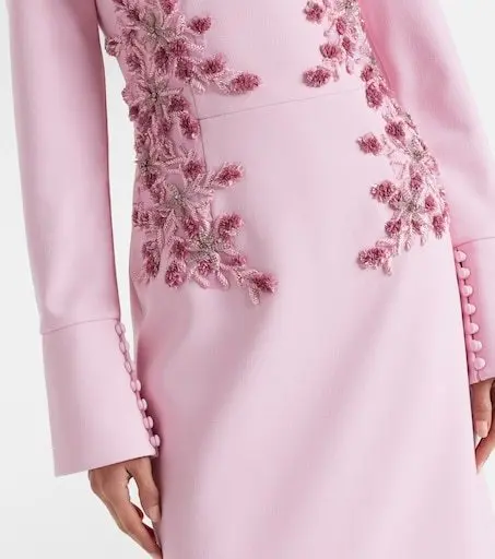 Rebecca Vallance Lulee Embellished Floral Gown