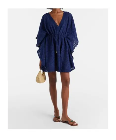 Melissa Odabash Ivy Broderie Anglaise Cotton Kaftan