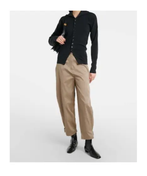 Proenza Schouler Cotton Barrel-leg Pants