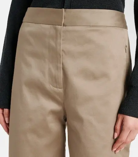 Proenza Schouler Cotton Barrel-leg Pants