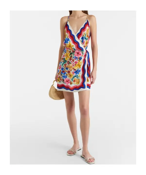 Farm Rio Floraline Printed Minidress