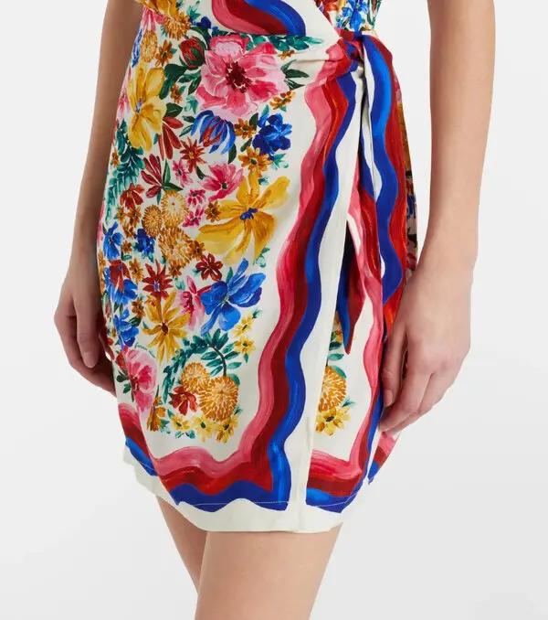Farm Rio Floraline Printed Minidress
