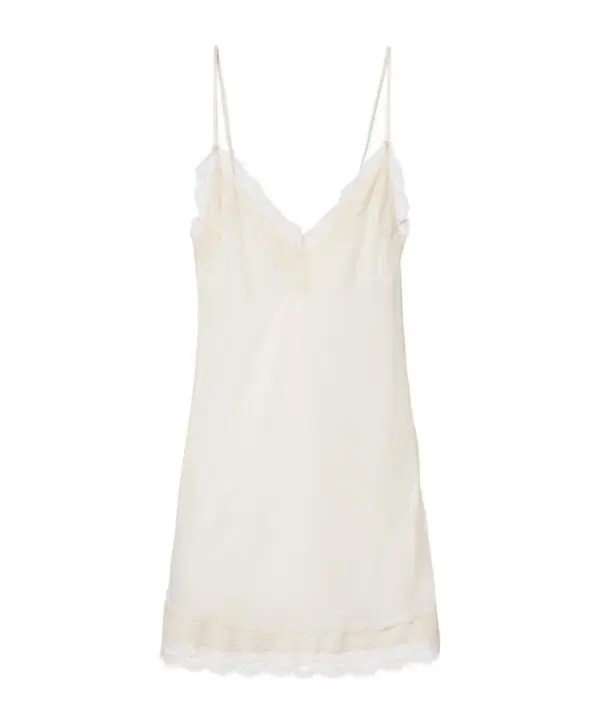 RÓHE Lace-trimmed Satin Camisole