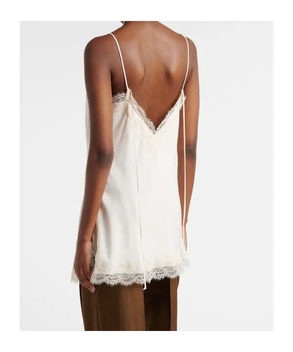 RÓHE Lace-trimmed Satin Camisole