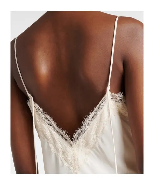 RÓHE Lace-trimmed Satin Camisole