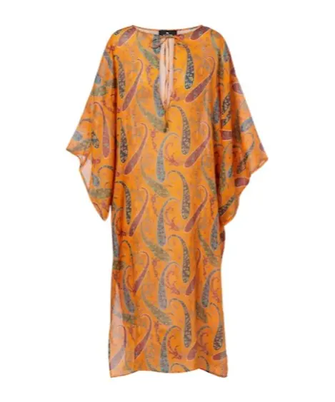 Etro Paisley Ramie Kaftan