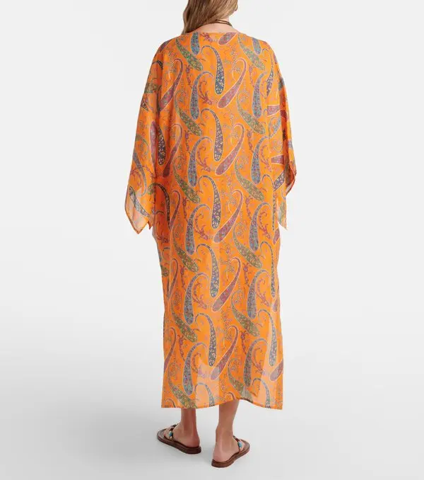 Etro Paisley Ramie Kaftan