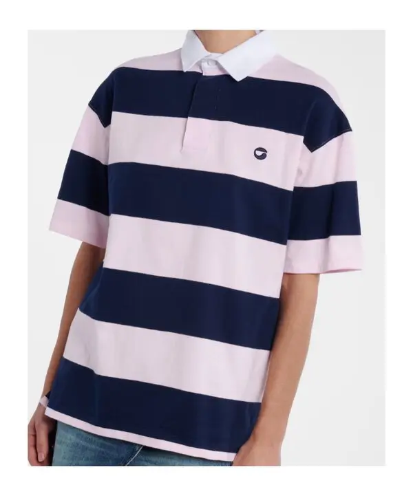 Coperni Striped Cotton Polo Shirt