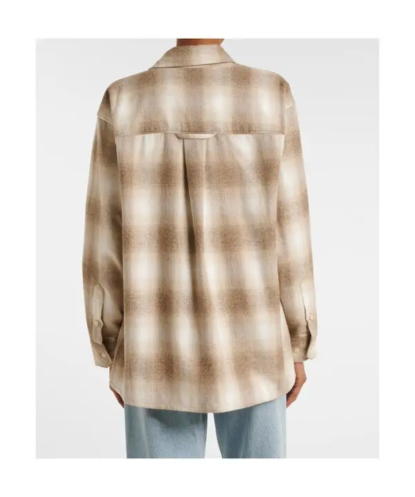 Citizens Of Humanity Plaid Cotton Flannel Shirt