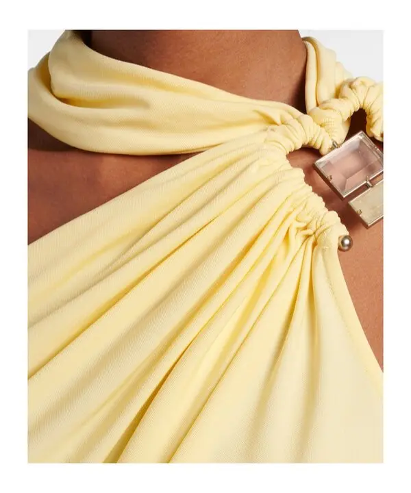 Christopher Esber Gathered Jersey Top
