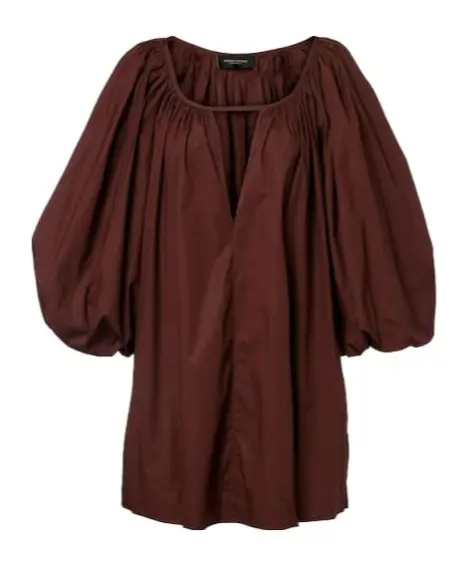 ADRIANA DEGREAS Cotton-blend Minidress