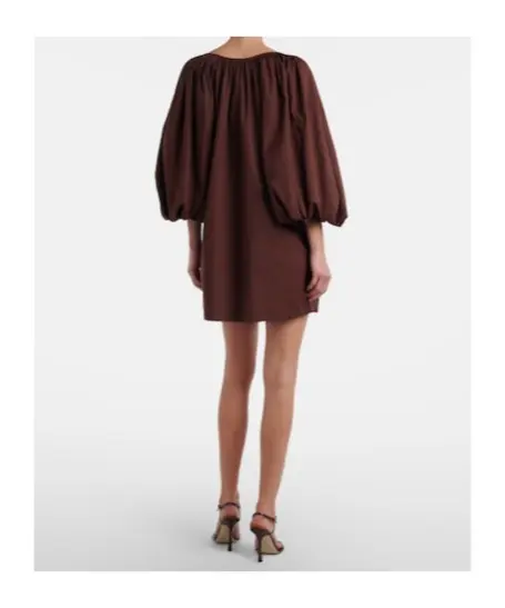 ADRIANA DEGREAS Cotton-blend Minidress