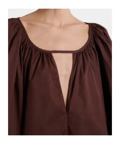 ADRIANA DEGREAS Cotton-blend Minidress