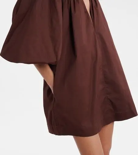 ADRIANA DEGREAS Cotton-blend Minidress