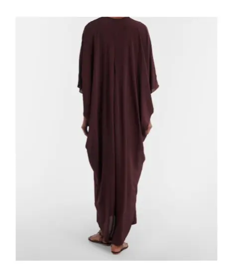 ADRIANA DEGREAS Ring-detail Draped Kaftan