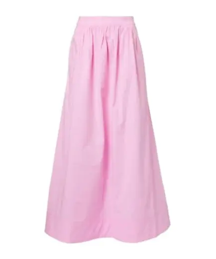 ADRIANA DEGREAS Opulence Cotton Maxi Skirt - Pink
