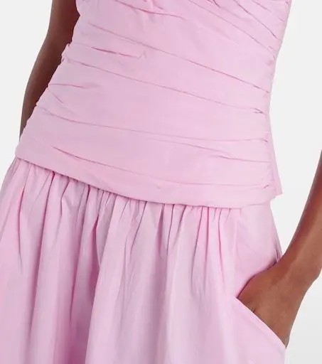 ADRIANA DEGREAS Opulence Cotton Maxi Skirt