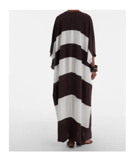 ADRIANA DEGREAS Striped Kaftan
