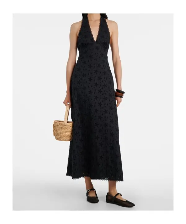 Posse Salma Embroidered Halterneck Dress