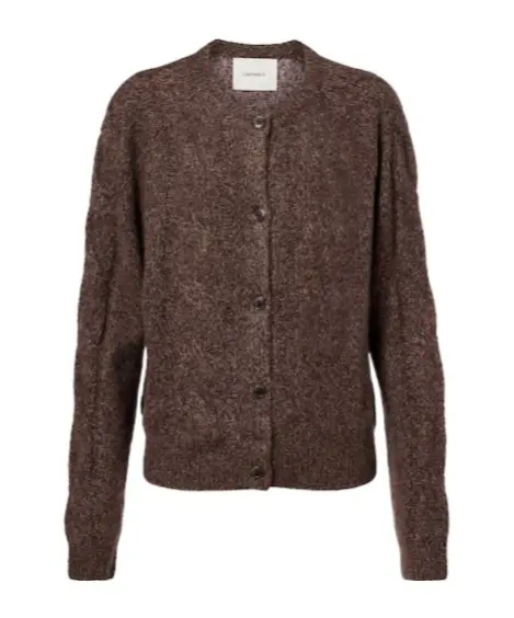 LISA YANG Gwyneth Cashmere And Silk Cardigan - Brown