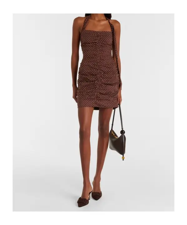Posse Edie Polka-dot Minidress