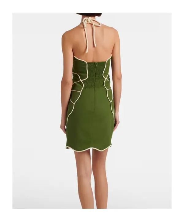Farm Rio Linen-blend Minidress