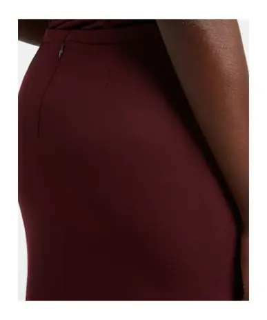 Versace Medusa Wool Gabardine Pencil Skirt