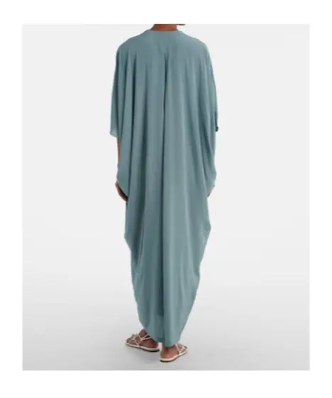 ADRIANA DEGREAS Ring-detail Draped Kaftan