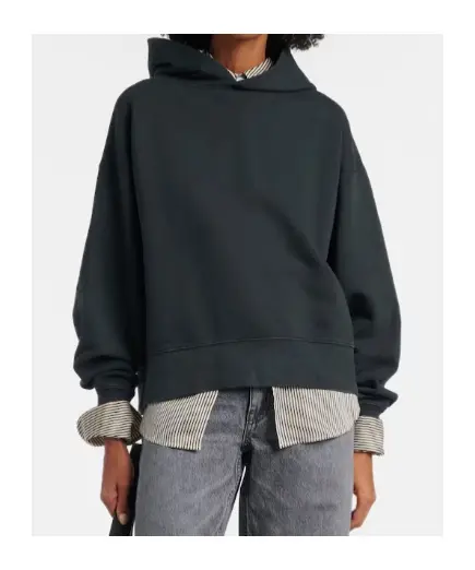 SLVRLAKE Relaxed Cotton Jersey Hoodie
