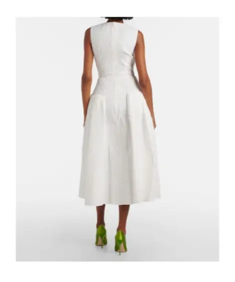 ROKSANDA Bridal Aya Cloqué Midi Dress