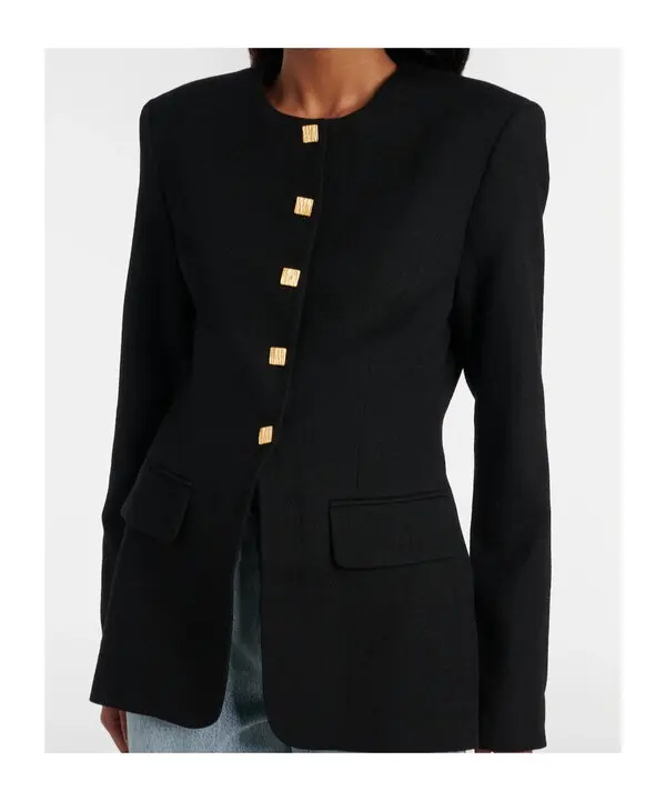 Tove Moya Jacket With Gold-toned Button Detail