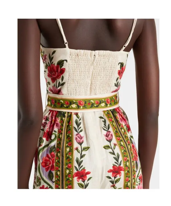 Farm Rio Lace-up Jumpsuit