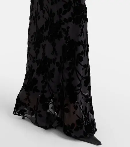 RODARTE Dvory Floral Velvet Dress