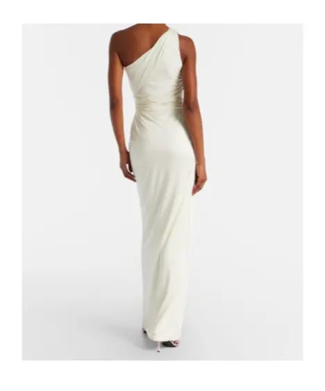 Versace Medusa '95 One-shoulder Gathered Gown