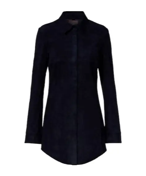 Stouls Geraldine Suede Mini Shirt Dress