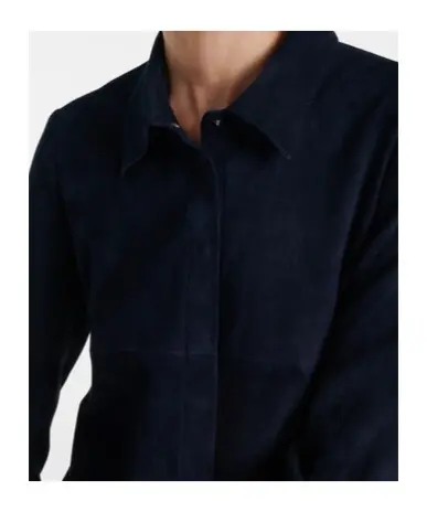 Stouls Geraldine Suede Mini Shirt Dress