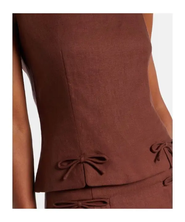 Posse Sabine Linen Top
