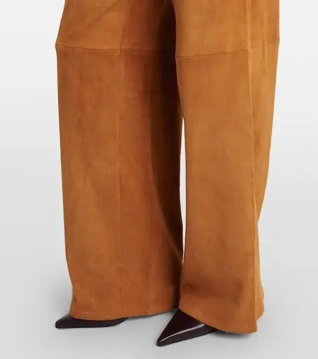 Stouls Mytheo Suede Wide-leg Pants