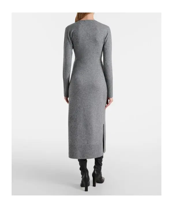 Veronica Beard Salomez Wool And Cashmere Wrap Midi Dress