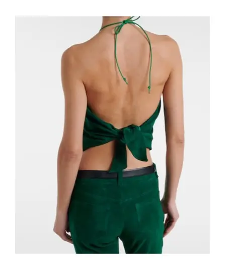 Stouls Rosie Halterneck Suede Top