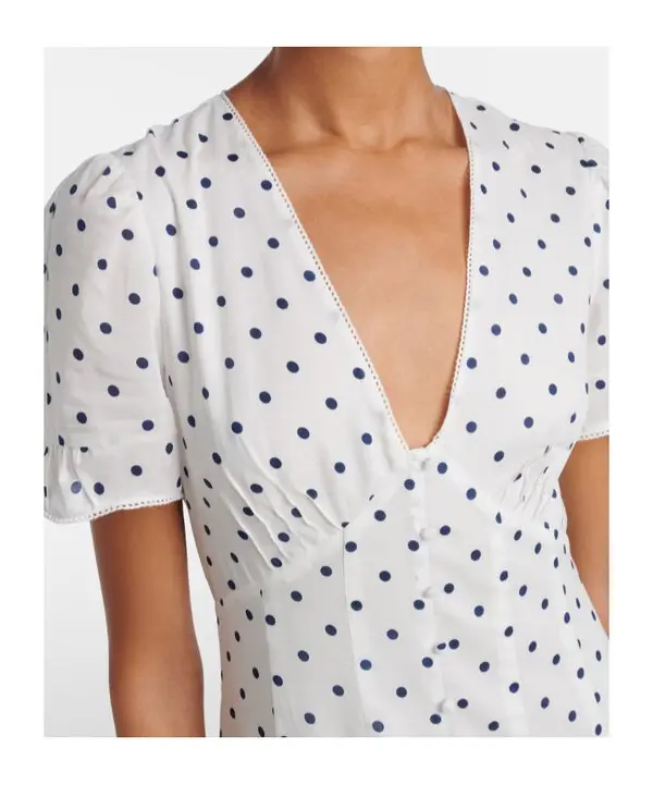 Posse Paloma Polka-dot Maxi Dress