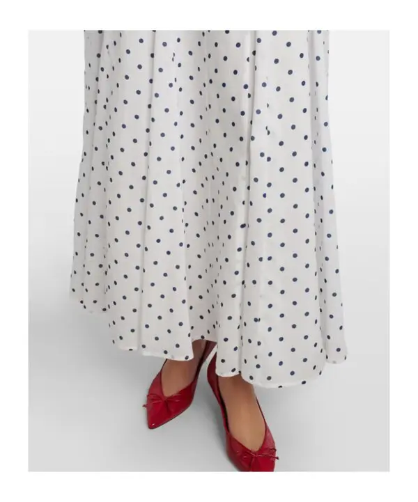 Posse Paloma Polka-dot Maxi Dress