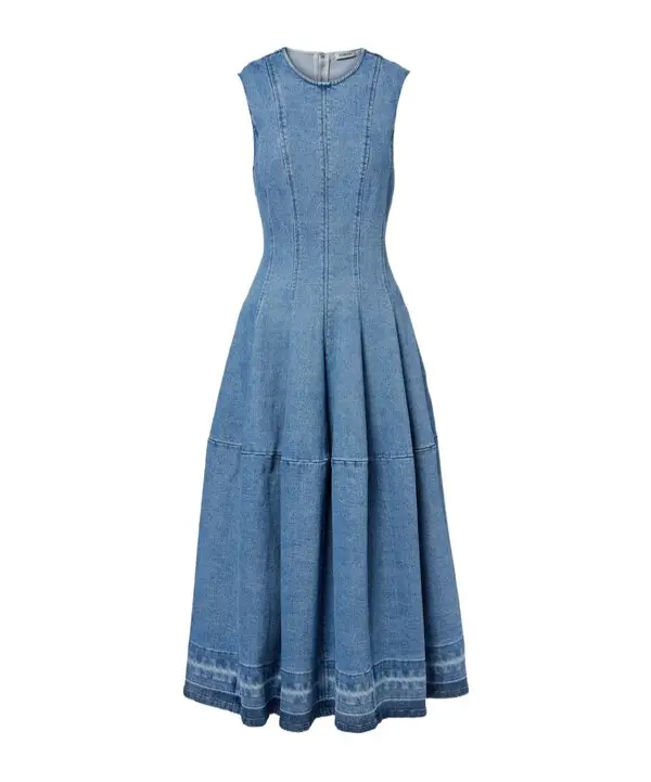 Simkhai Bowen Denim Maxi Dress - Blue